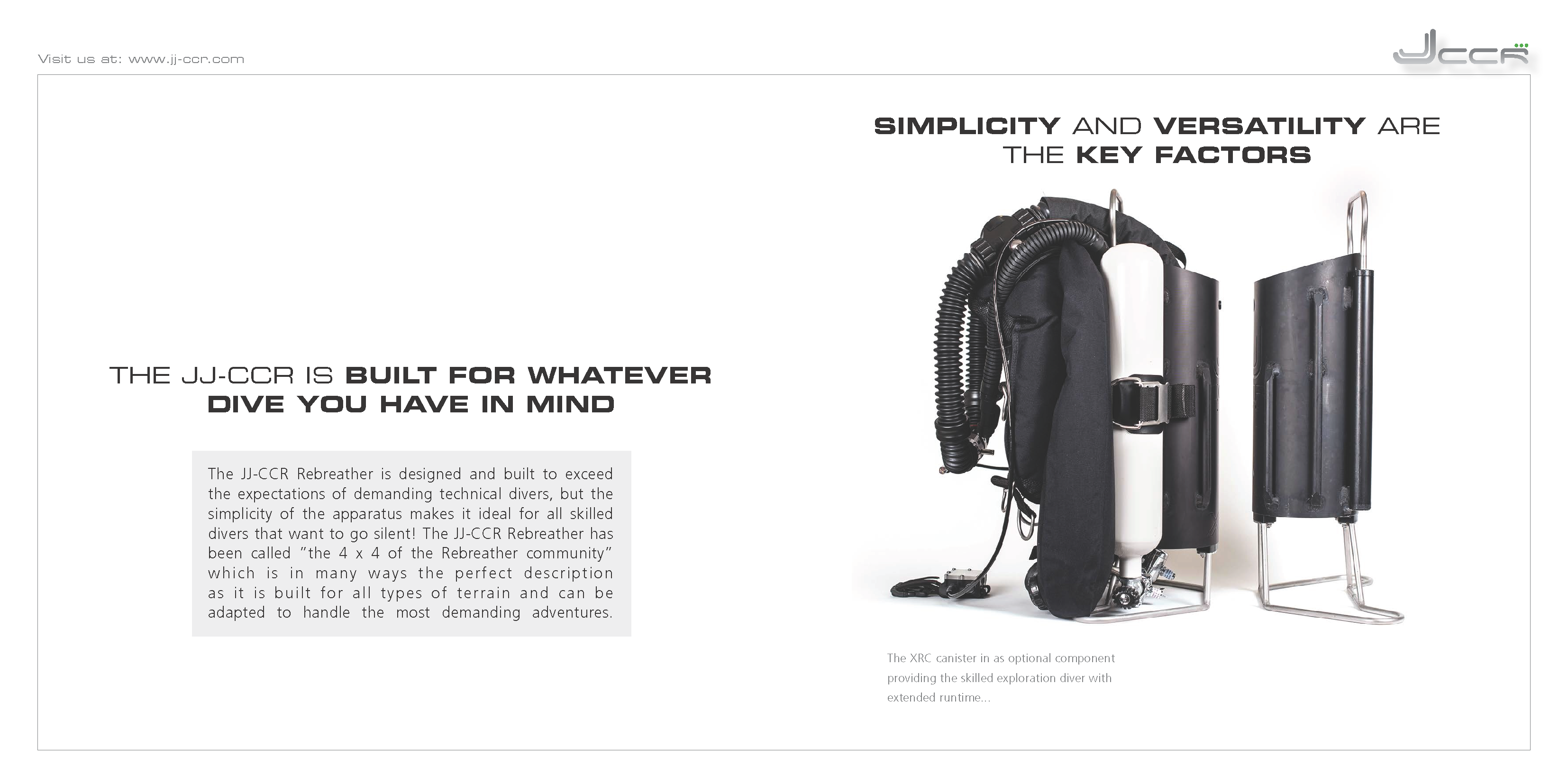 JJ-CCR DiveCAN Rebreather International Edition without cylinders - JJ ...