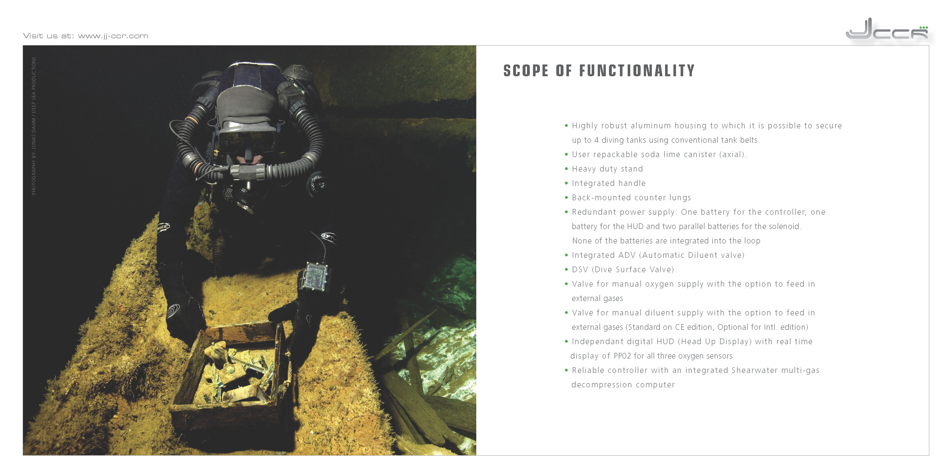 JJ-CCR DiveCAN Rebreather International Edition without cylinders - JJ ...